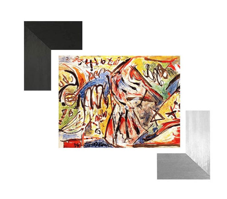 Jackson Pollock, the Water Bull, Lithograph - Etsy