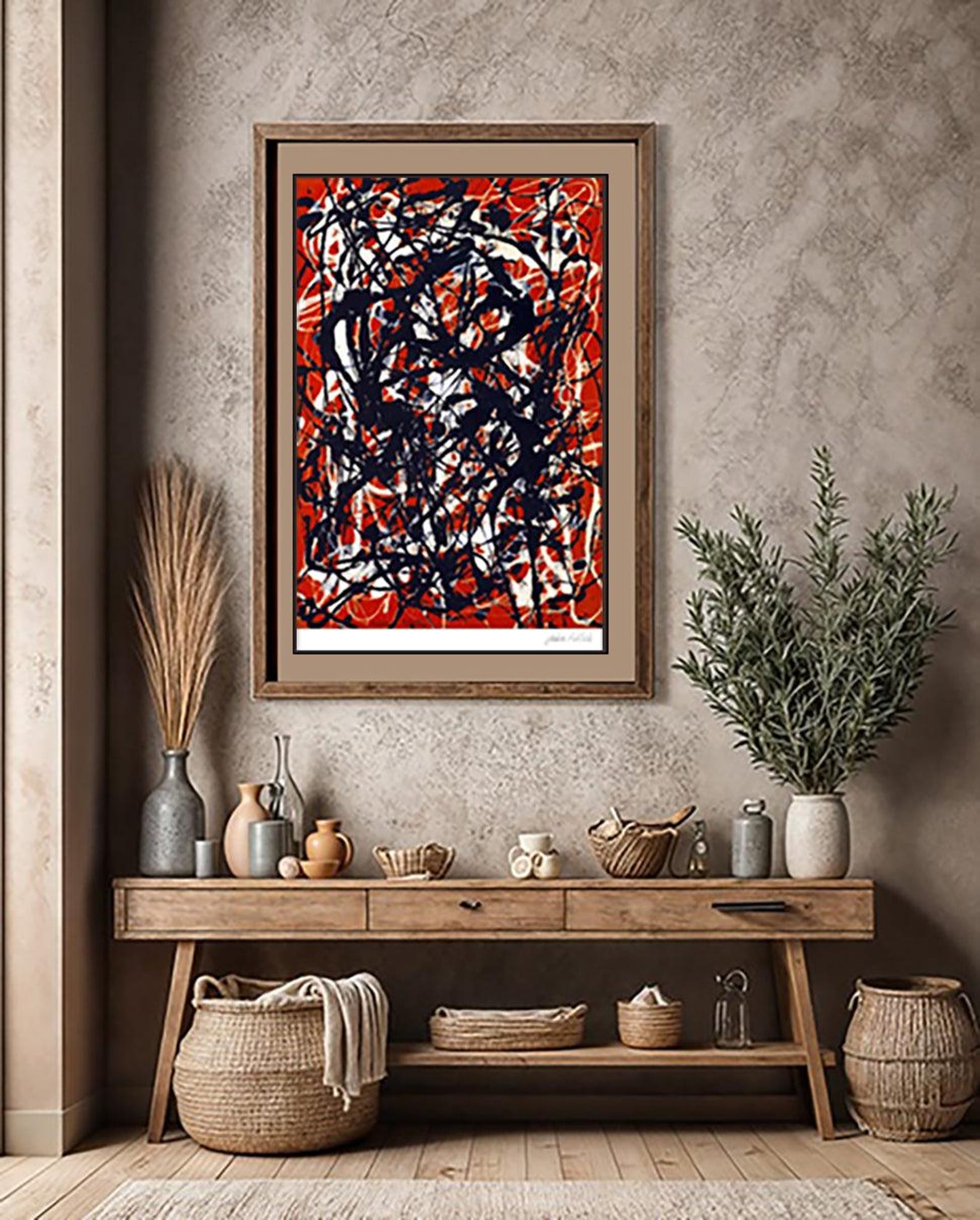 Jackson Pollock, "free Form" Lithograph - Etsy