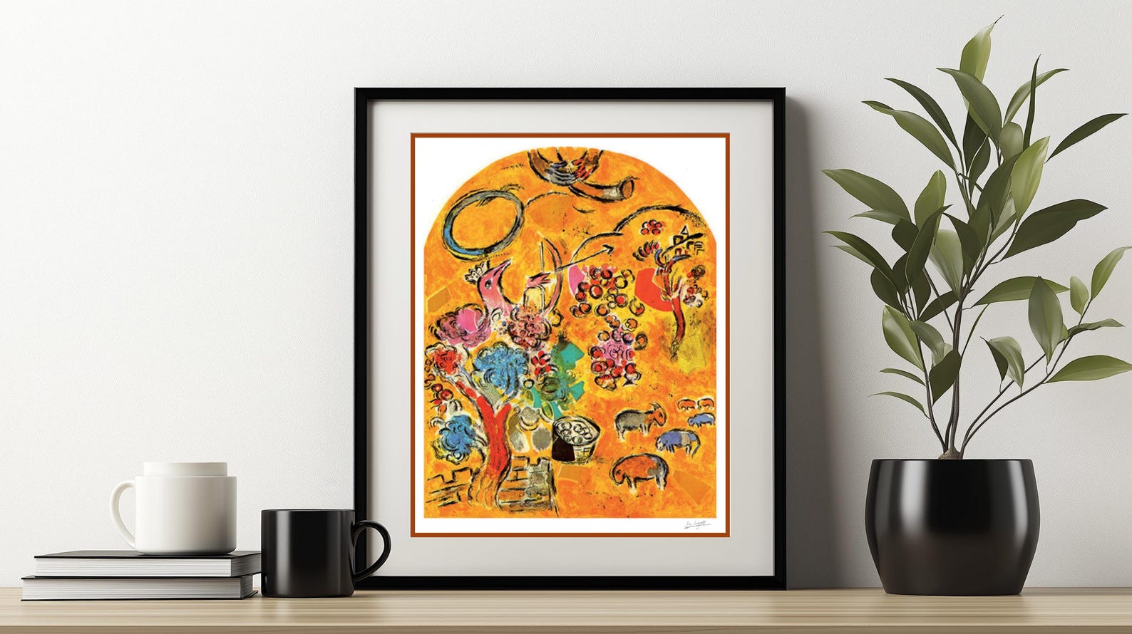 Chagall, "the Tribe of Joseph" Lithograph UNFRAMED - Etsy