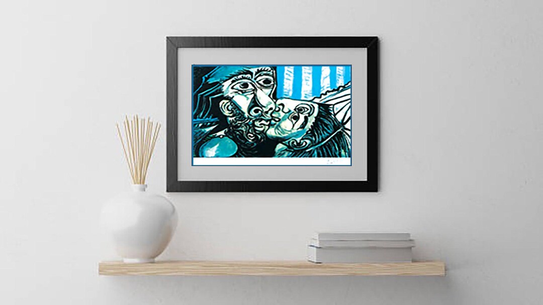 Picasso "the Kiss" Lithograph - Etsy