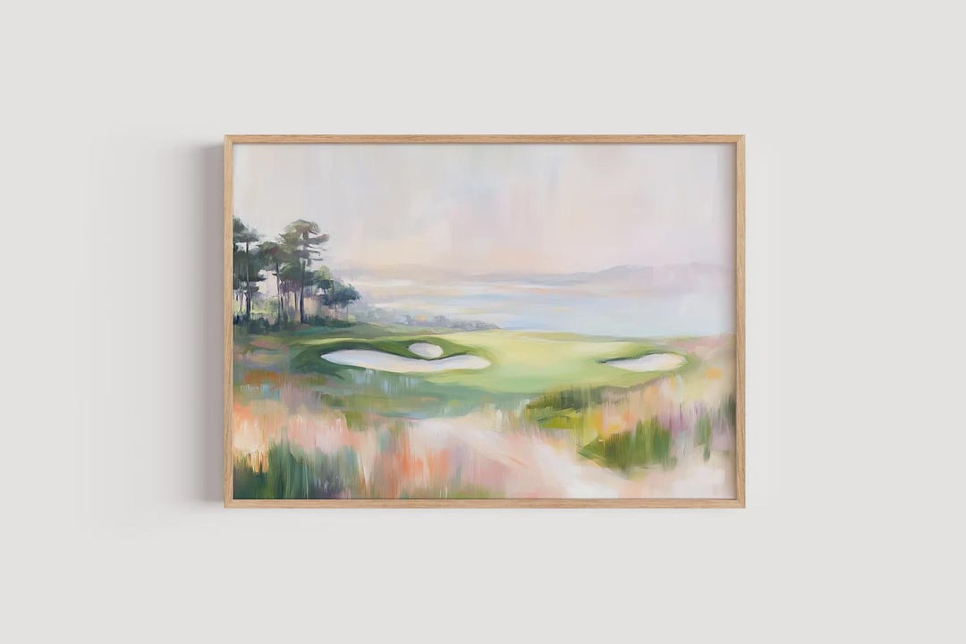 Cypress Point Golf Club Art | Golf Course Print, Unique Wall Decor ...