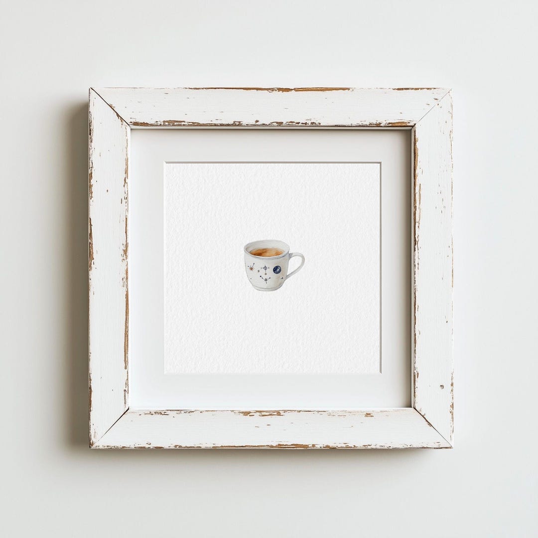 Witchy Tea Cup Watercolor Art Print | Tea Lover Print | Tea Cup Wall ...