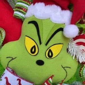 Green Monster Swag With Ball Ornament - Etsy