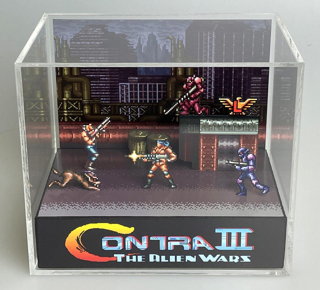 Conra 3 Cube Diorama Contra III Cube Diorama Contra III the Alien Wars ...