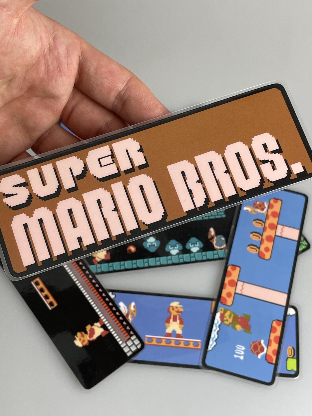 Super Mario Bros Bookmarks Laminated Super Mario Bros Super Mario Bros ...