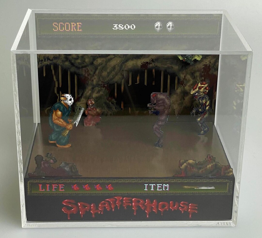 Splatterhouse Cube Diorama Arcade Splatterhouse Cube Diorama ...
