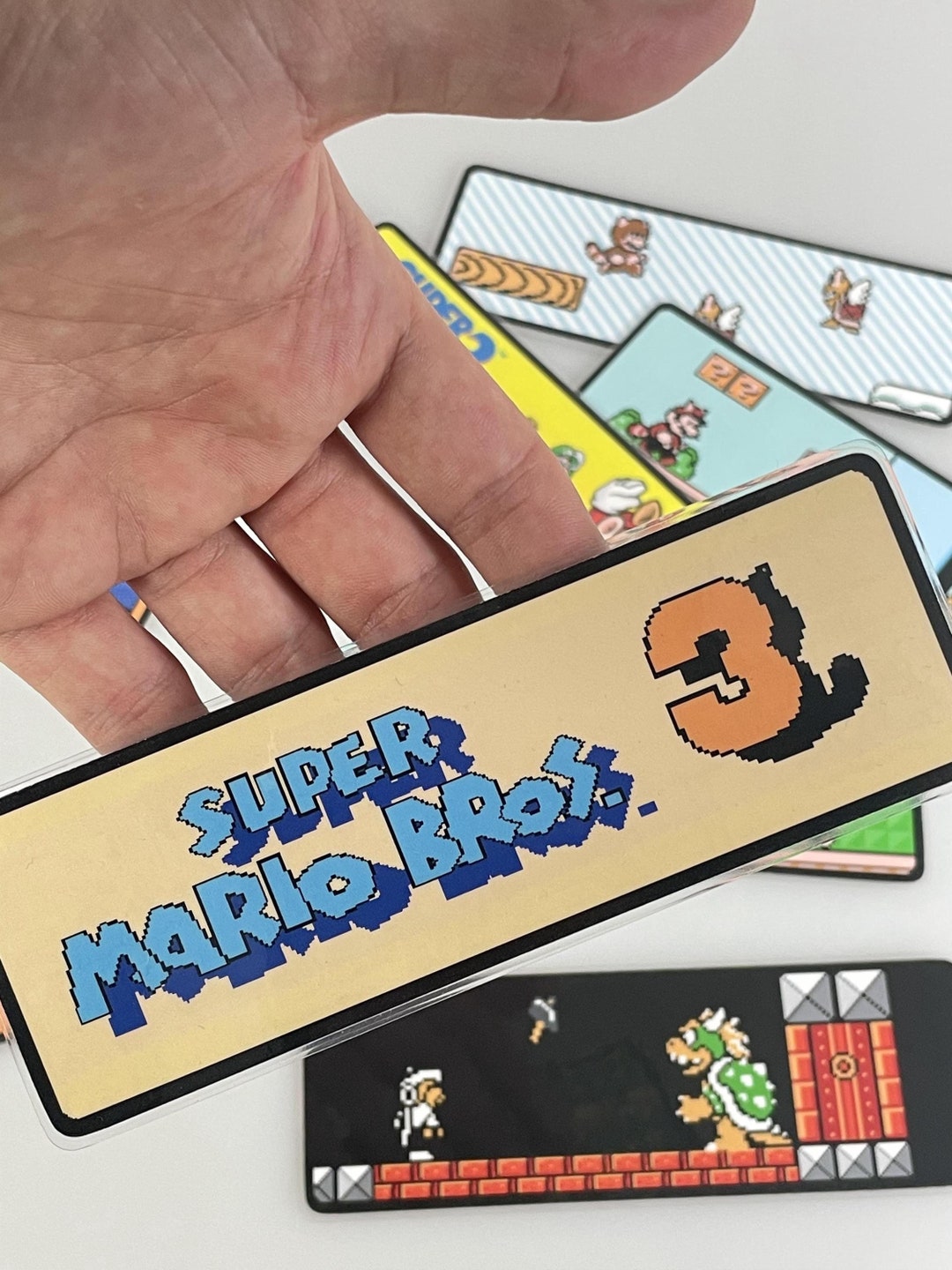 Super Mario Bros Bookmarks Laminated Super Mario Bros Super Mario Bros ...
