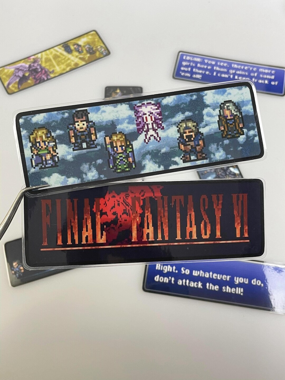 Final Fantasy VI Bookmarks Laminated Final Fantasy 6 Bookmarks Final ...