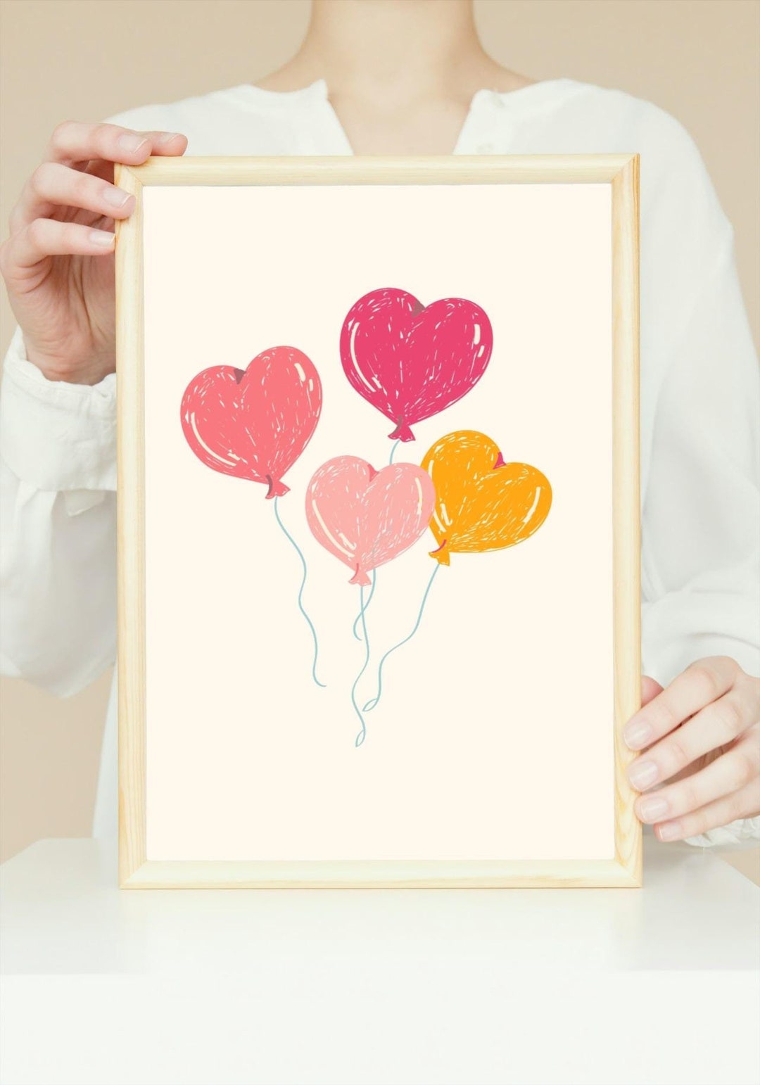 Wall Art Kawaii Poster for Nursery Clipart Cute Art Print for Living ...