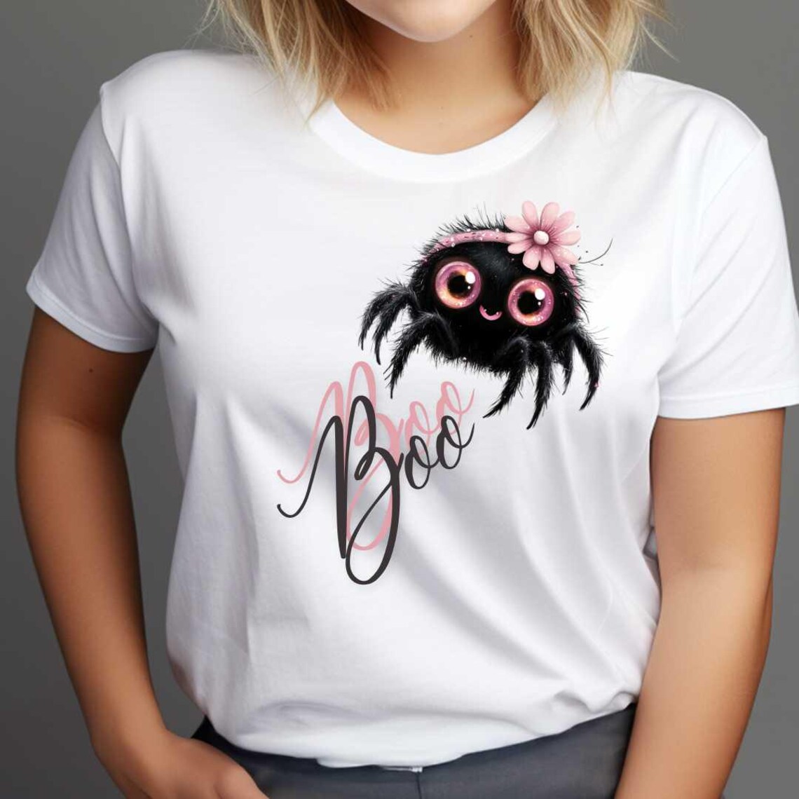 Black Cute Spider Png, Halloween Png, Sweet Bat, Png, Svg, Style ...