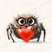 Cute Spider Png, Sweet Spider, Png, Style Watercolor, Valentine's Day ...