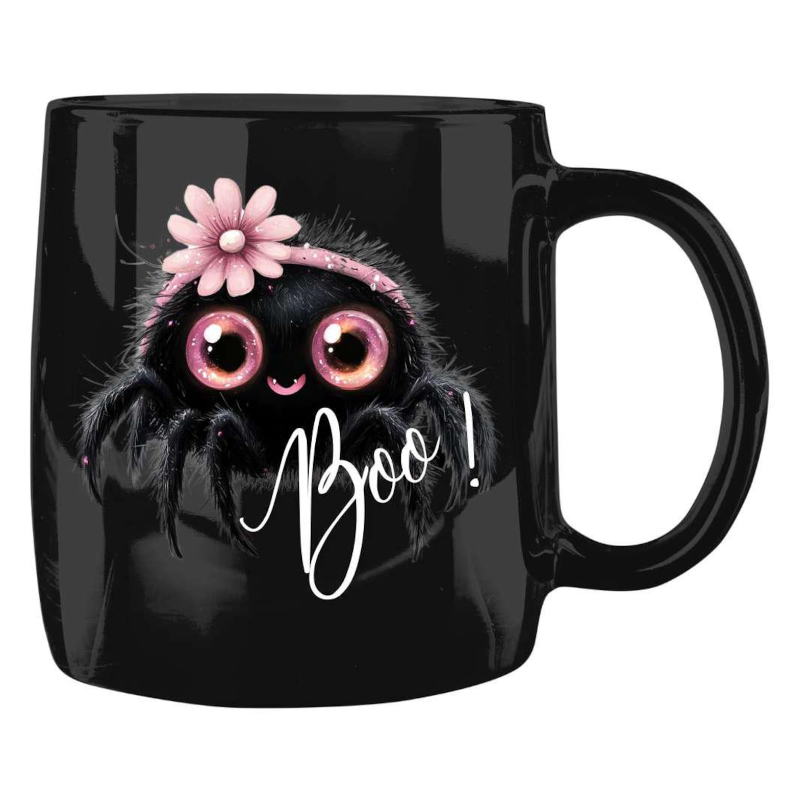 Black Cute Spider Png, Halloween Png, Sweet Bat, Png, Svg, Style ...