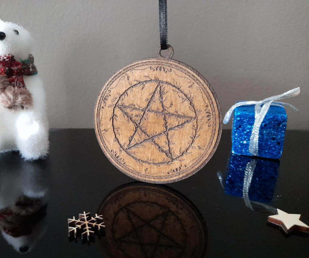 Pentacle Nature Christmas Decoration - Etsy