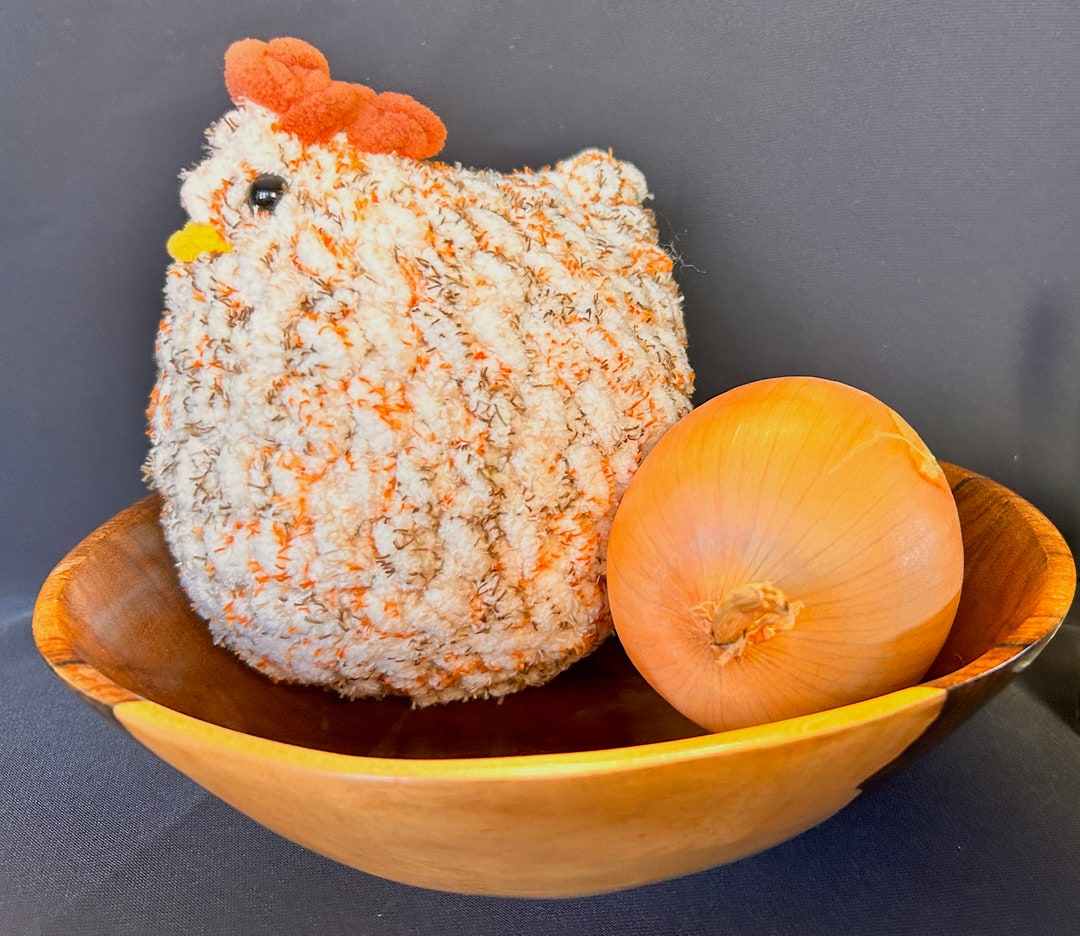Buff Orpington Stuffed Chicken, Hand Crocheted - Etsy