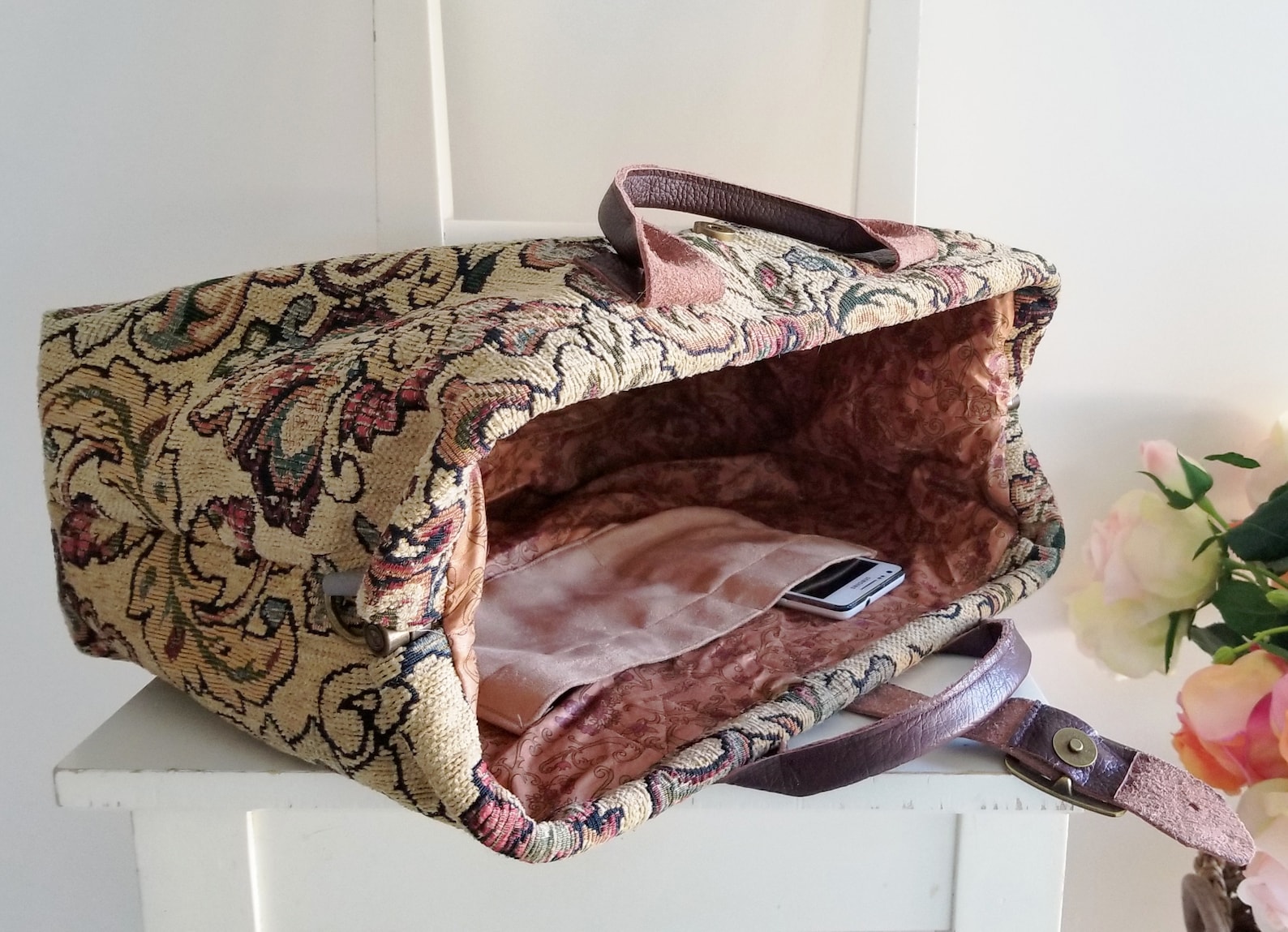Mary Poppins Vintage Style Carpet Weekender Bag - Etsy