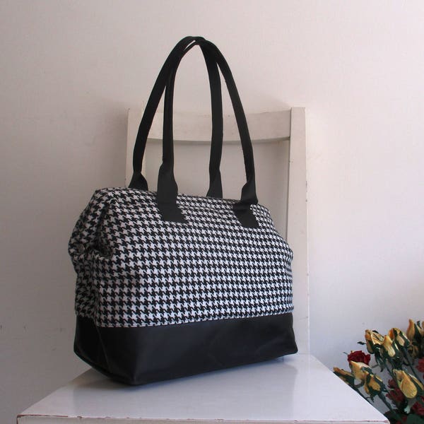 Houndstooth Bag - Etsy