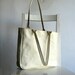 Egg Shell Genuine Leather Tote Shoulder Bag - Etsy