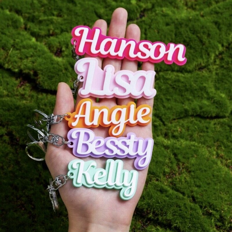 Personalized Key Chains With Names - Etsy