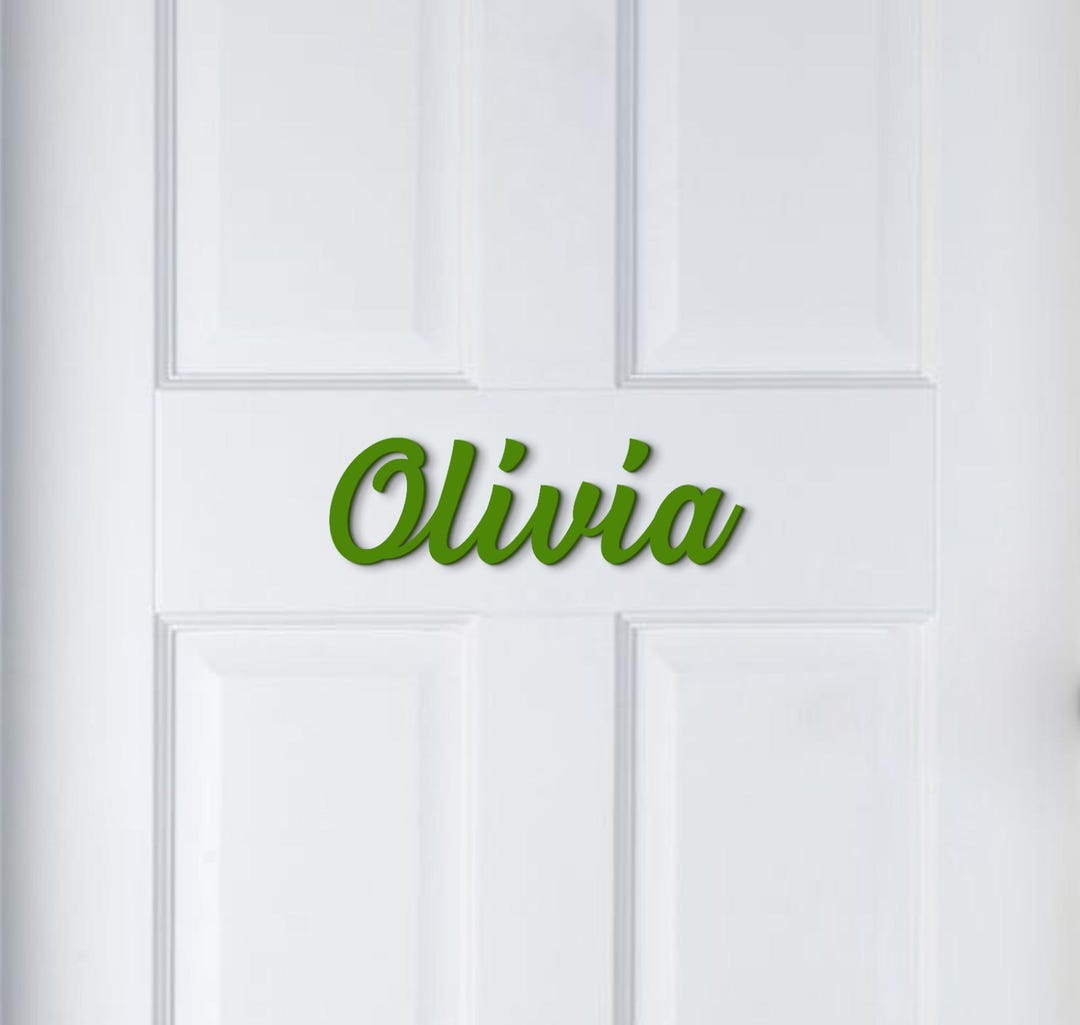 Personalized 3D Printed Name Plaque, Custom Decorative Door Sign for ...