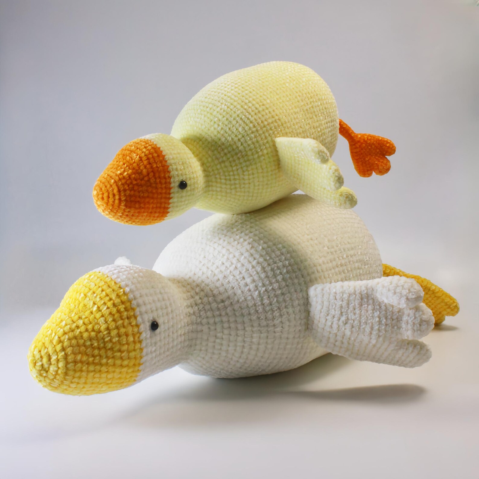 Goose & Gosling Crochet Pattern: Easy Amigurumi Plush Toy (PDF Pattern ...