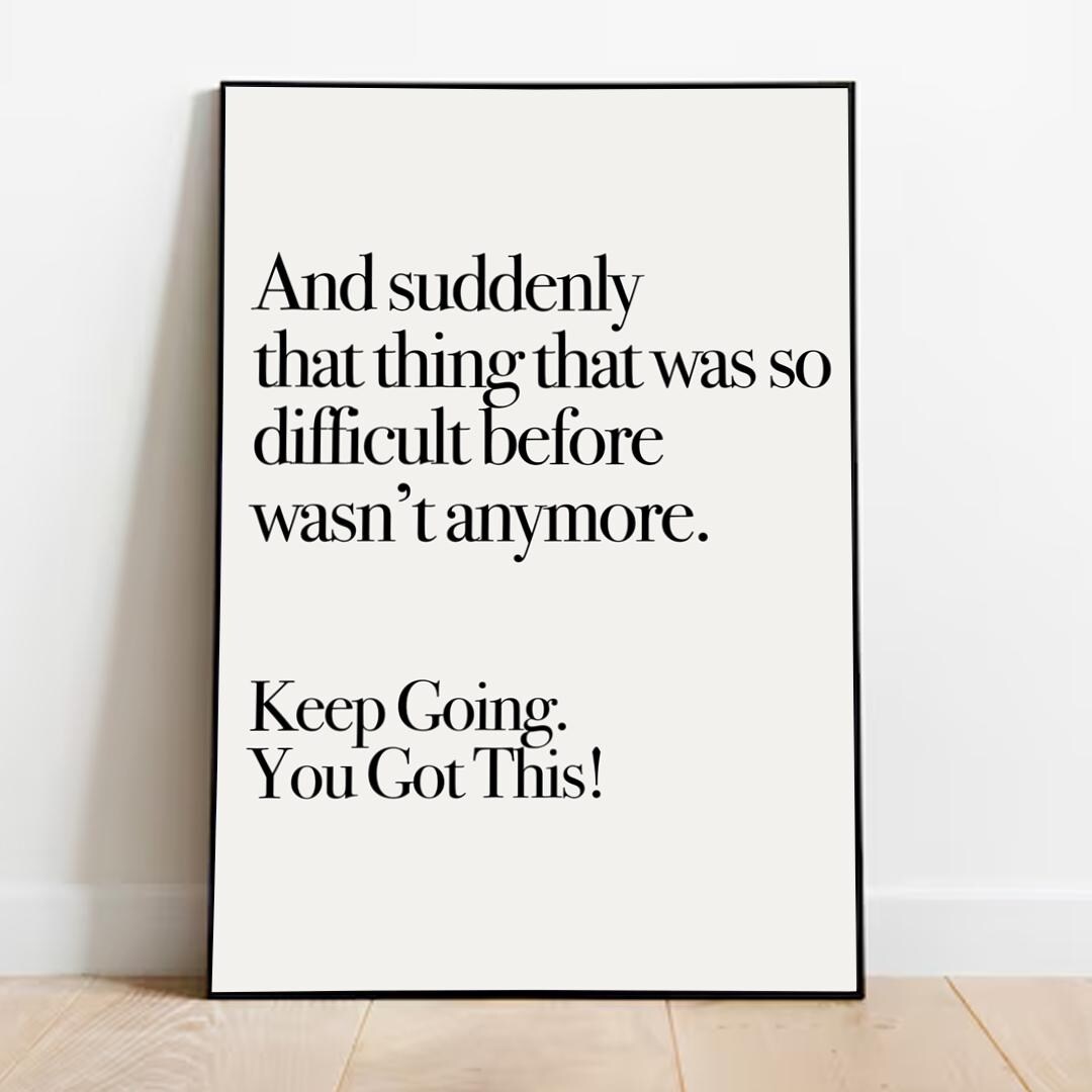 Motivational Poster, Wall Poster, Affirmations, Affirmation Poster ...