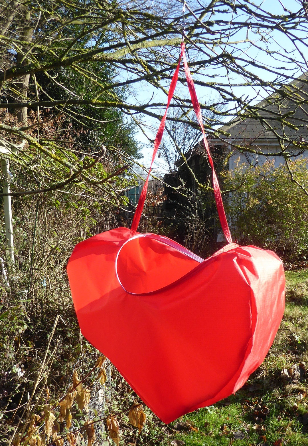 Heart Windsock -" My Flying Valentine" - Etsy