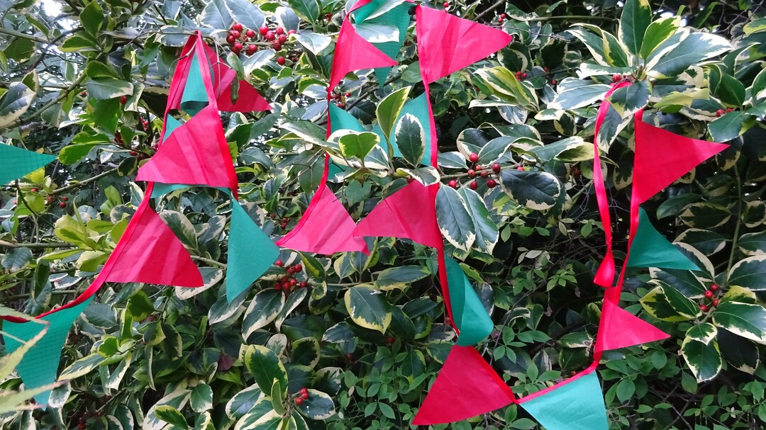 Mini Bunting/flags - Garden Bunting , Indoor/outdoor Living. Ideal for ...