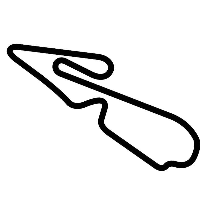 Race Track Decal Racetrack Bumper Sticker for Racecar Sticker Race ...