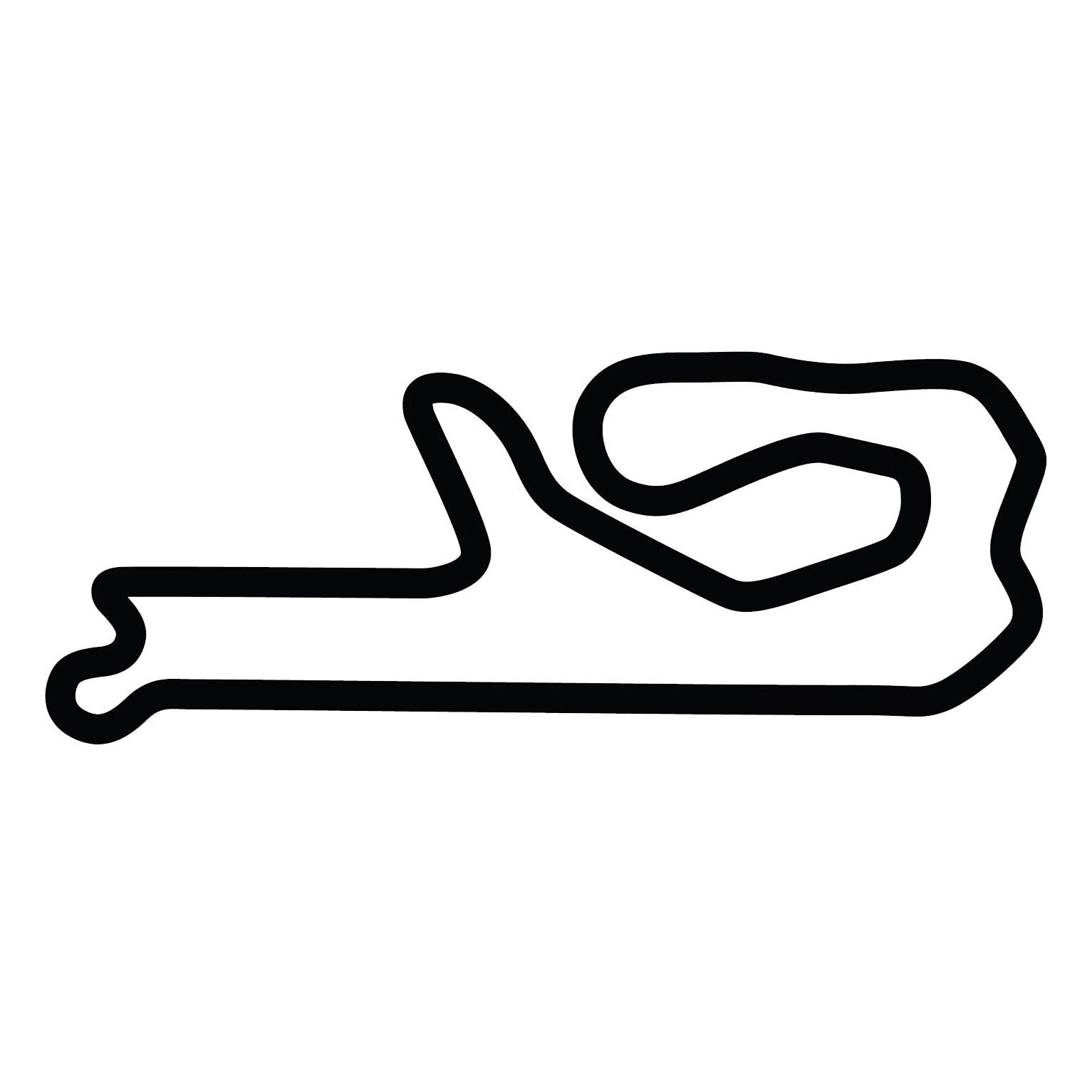 Race Track Decal Racetrack Bumper Sticker for Racecar Sticker Race ...