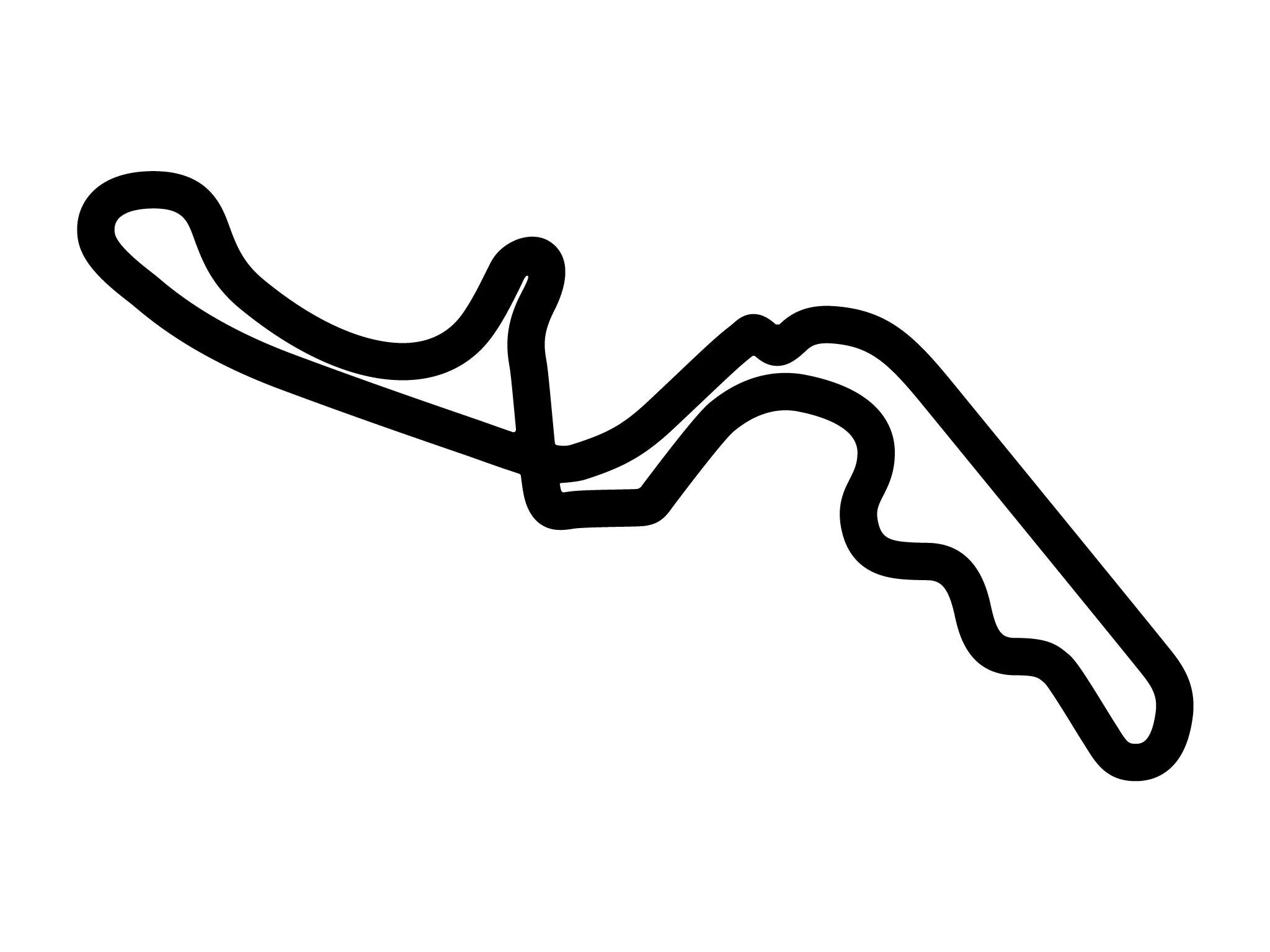 Race Track Decal Suzuka Circuit Racetrack Bumper Sticker Suzuka Sticker ...