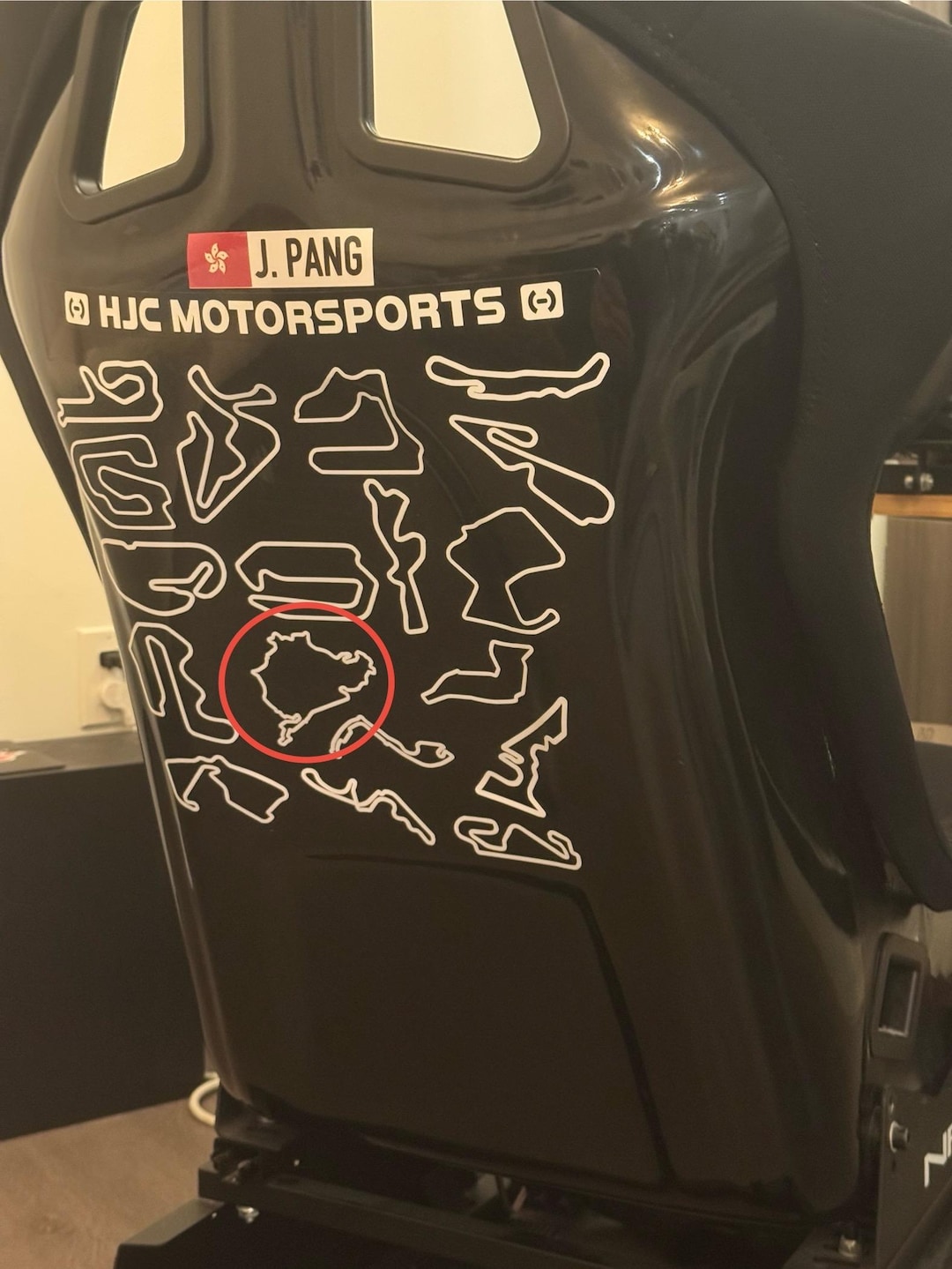 Race Track Decal Nurburgring Combined Racetrack Bumper Sticker ...