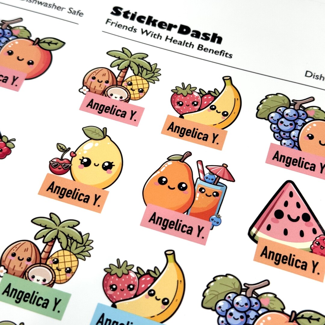Personalized Sticker for Kids Cute Sticker for Boys and Girls ...