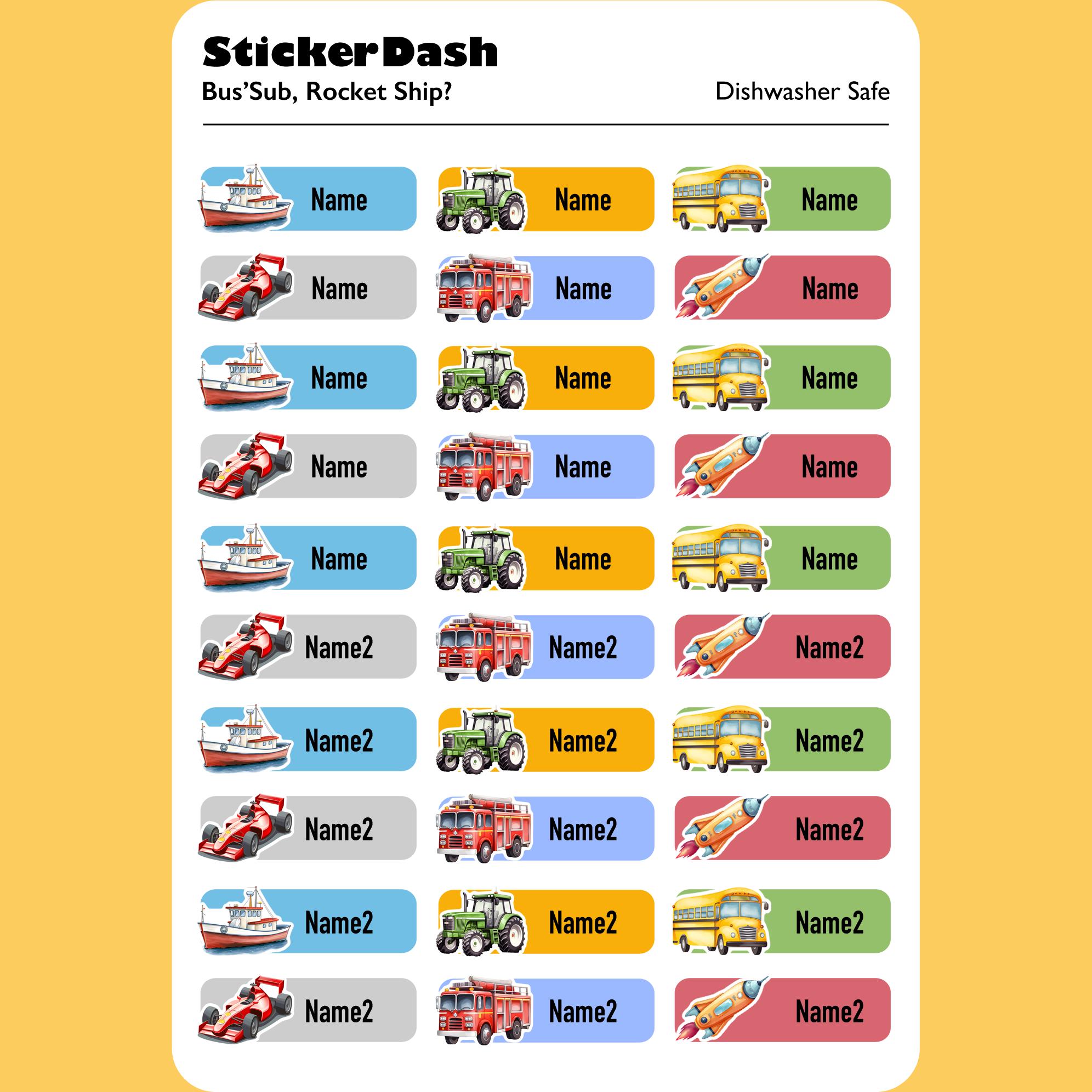 Personalized Label for Kids Cute Label for Boys Personalized ...