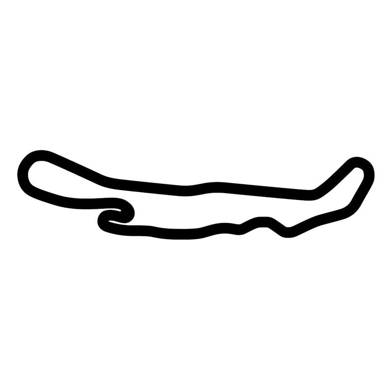 Race Track Decal Racetrack Bumper Sticker for Racecar Sticker Race ...