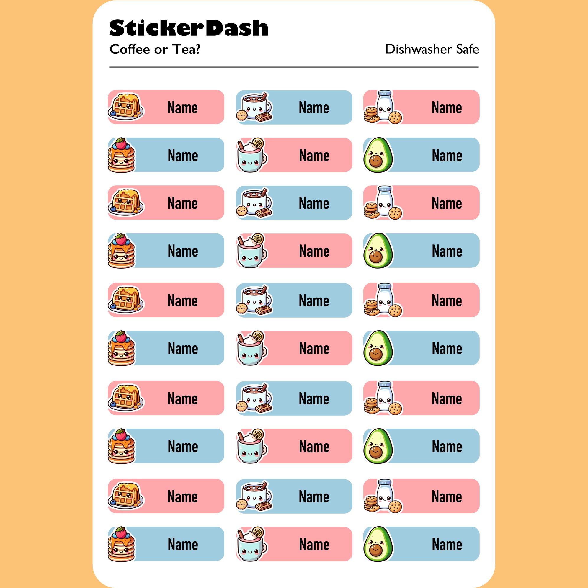 Personalized Label for Kids Cute Label for Girl Personalized Sweets ...