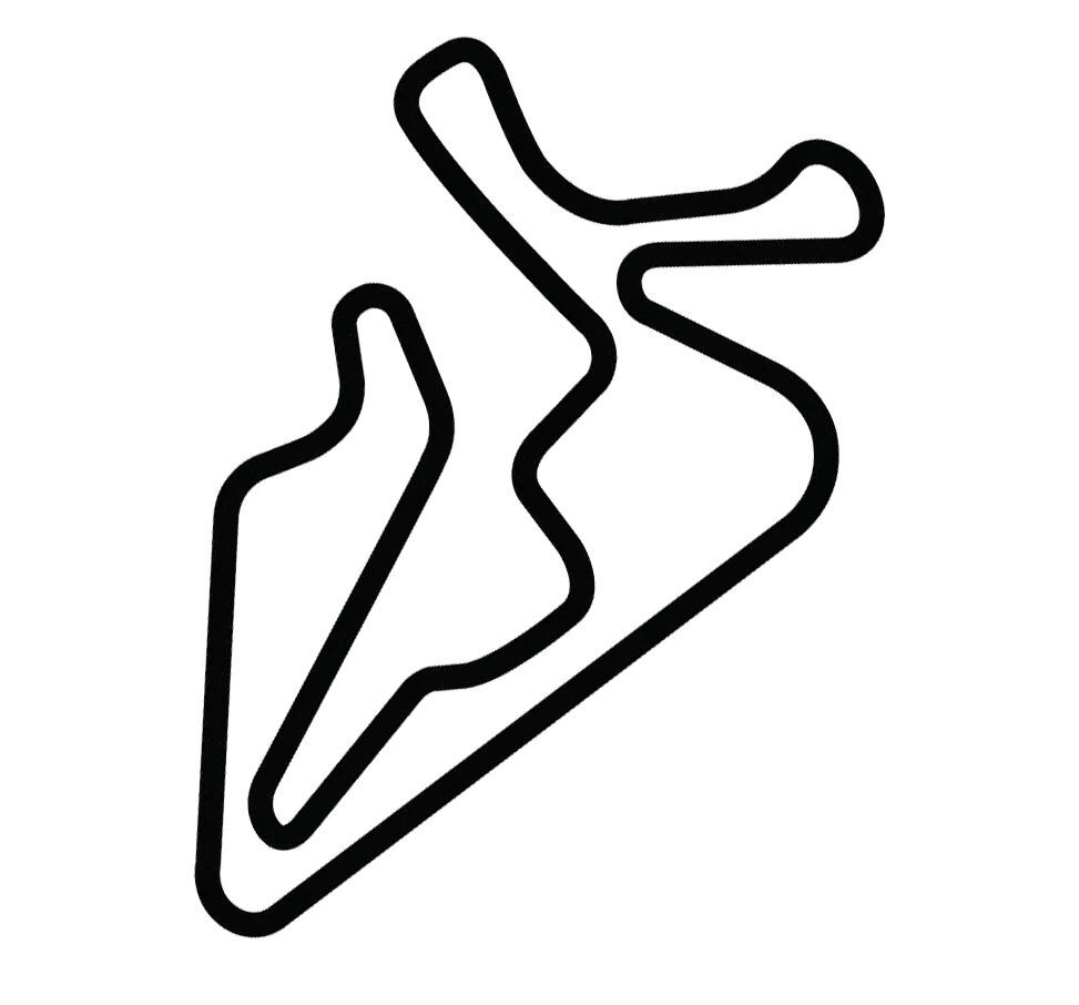 Race Track Decal Racetrack Bumper Sticker for Racecar Sticker Race ...