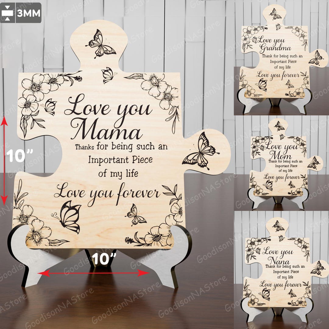 Thank for Being Such an Important Piece of My Life Laser Cut File ...