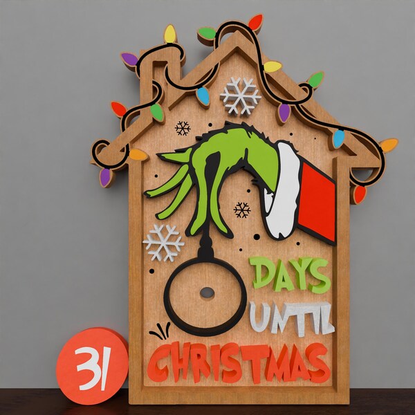 Grinch Countdown - Etsy