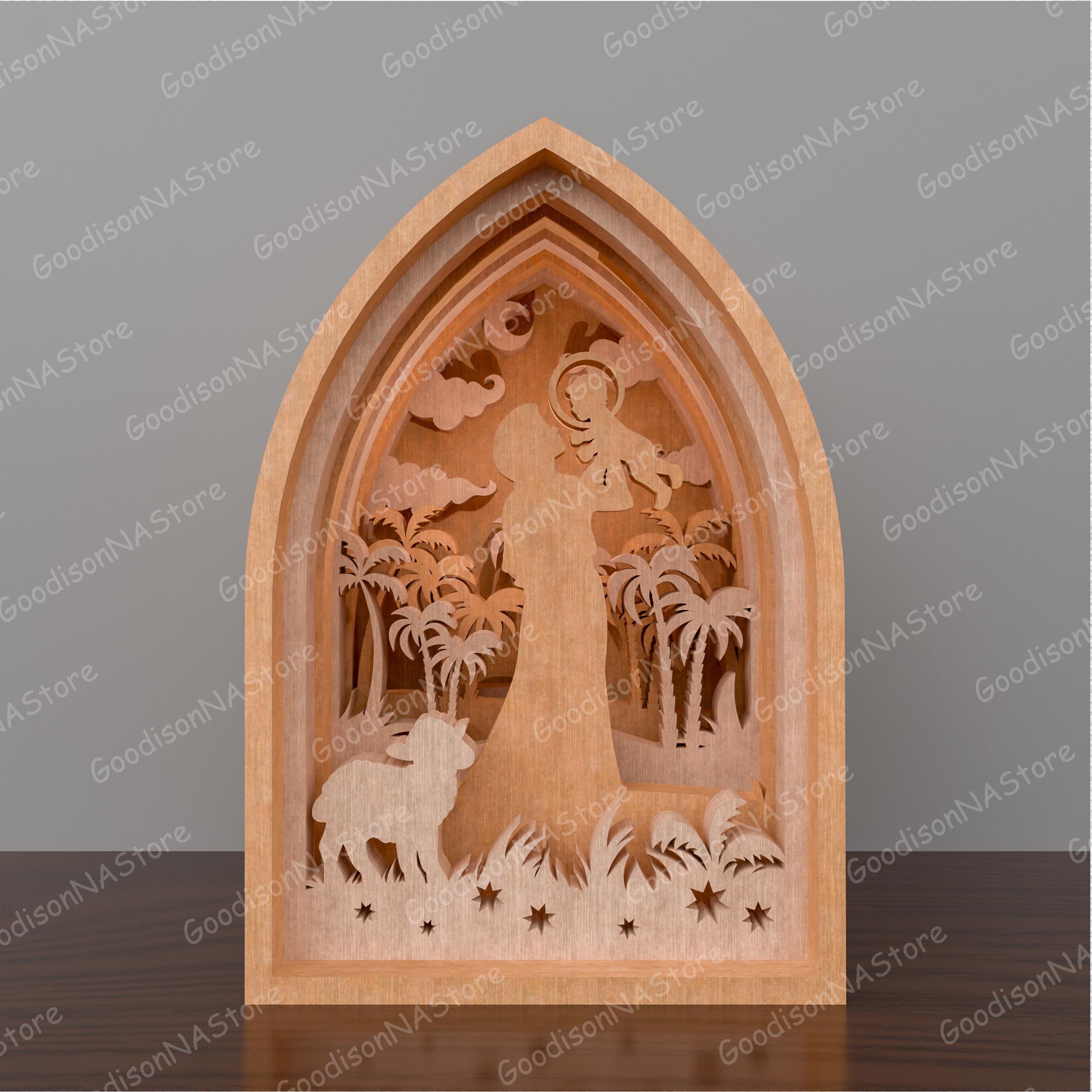Multilayer Christmas Nativity Scene Svg, Bundle Nativity Multilayers ...