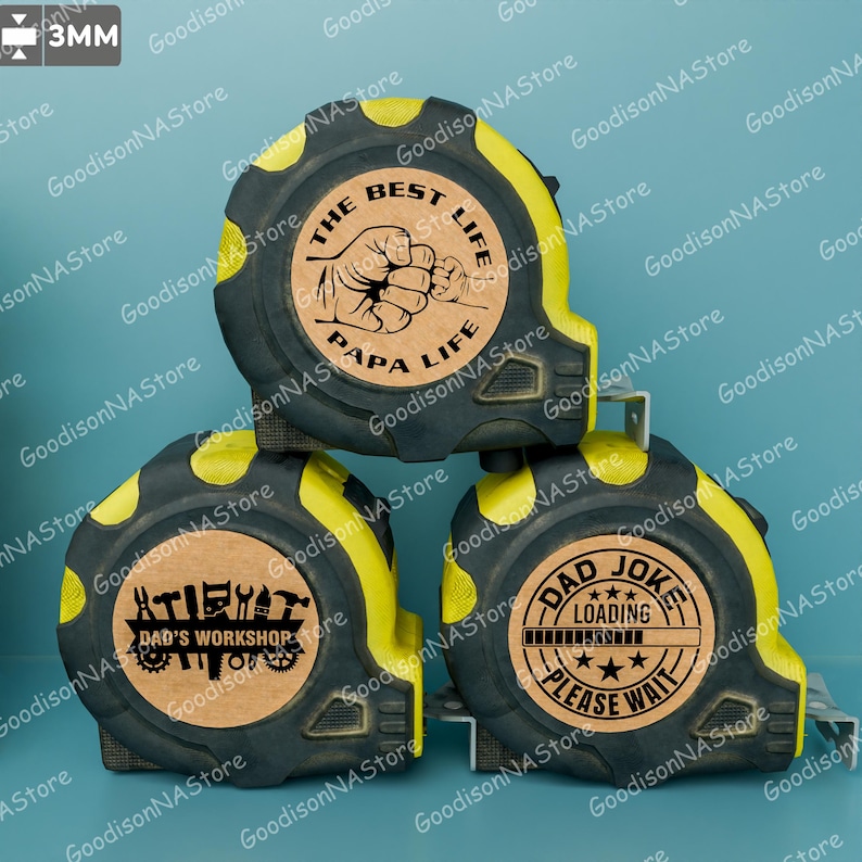 Set of 20 Father’s Day Tape Measure SVG Bundle, Funny Dad Quote Laser ...