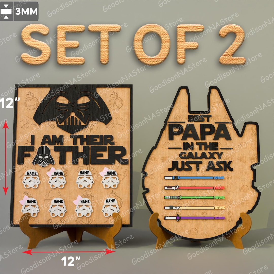 Galaxy Father Sign SVG, Best Dad in the Universe Laser Cut File ...