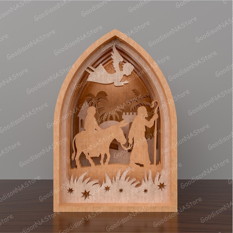 Multilayer Christmas Nativity Scene Svg, Bundle Nativity Multilayers ...