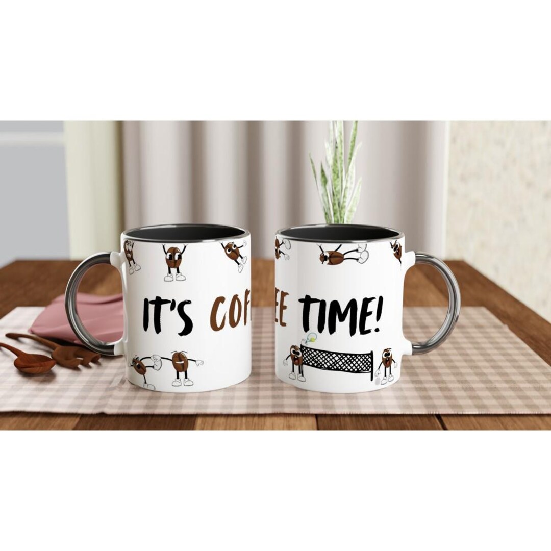 Coffee Time Mug for Home It’s Coffee Time Mug Sublimation Coffee Art ...