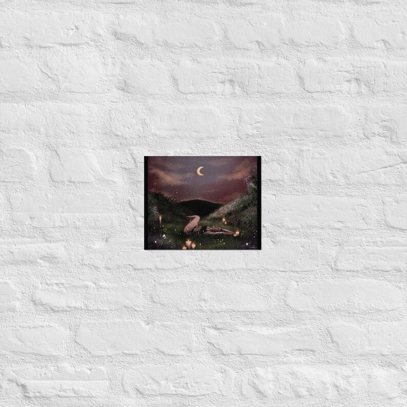 Solace | Original Digital Painting | MATTE Print - Etsy