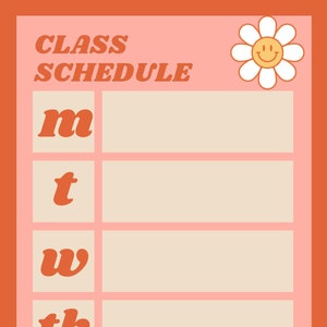 Printable Classroom Agenda, Printable Classroom Schedule, Printable ...