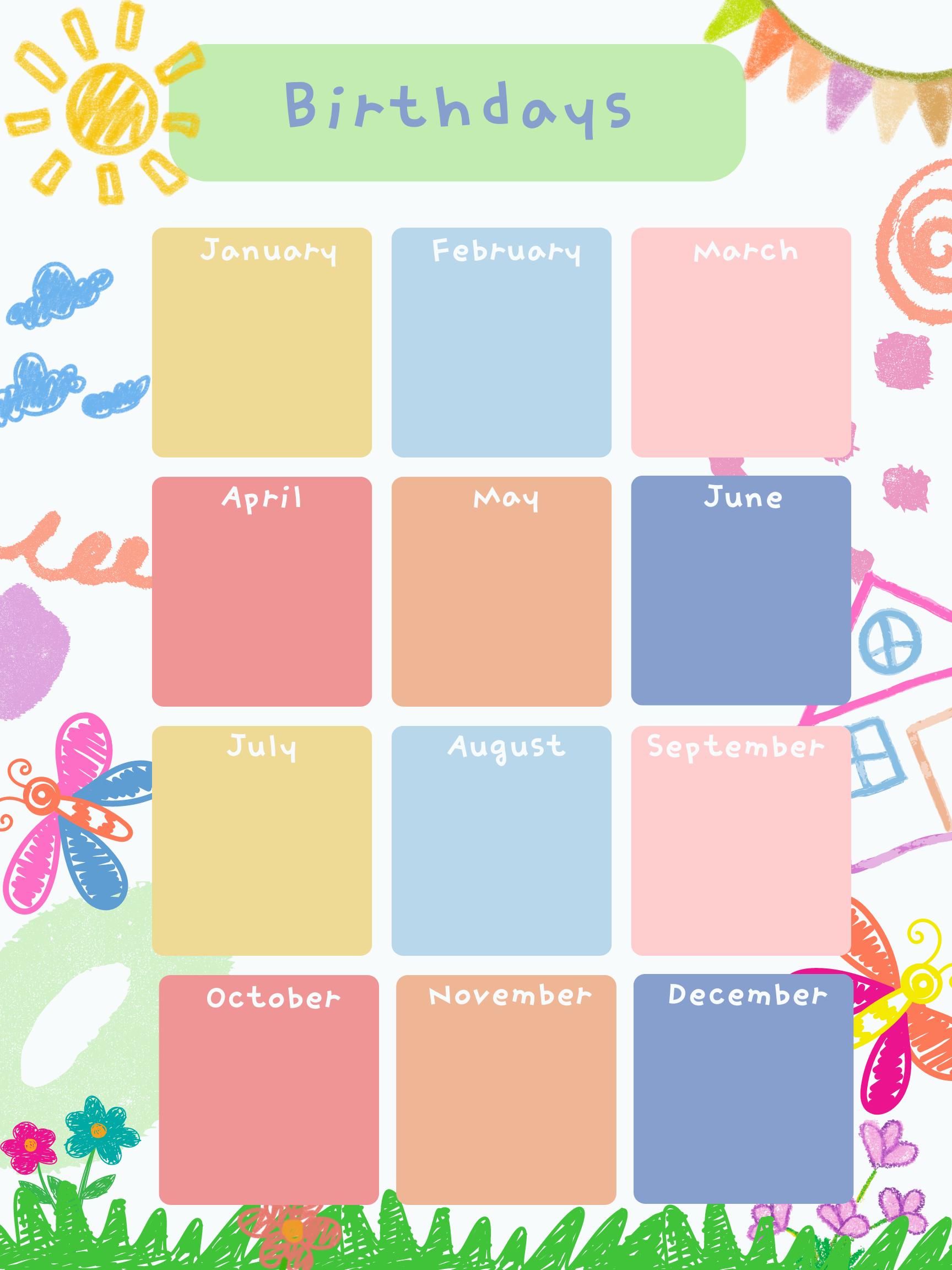 Classroom Agenda Poster, Class Announcements, Student Birthday Poster ...