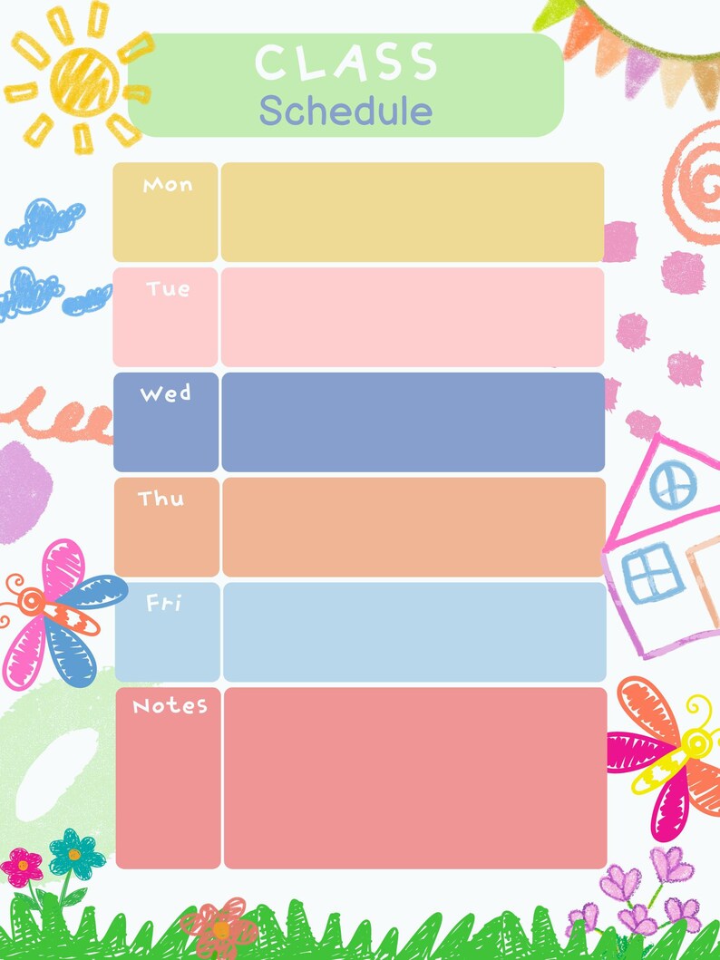 Classroom Agenda Poster, Class Announcements, Student Birthday Poster ...