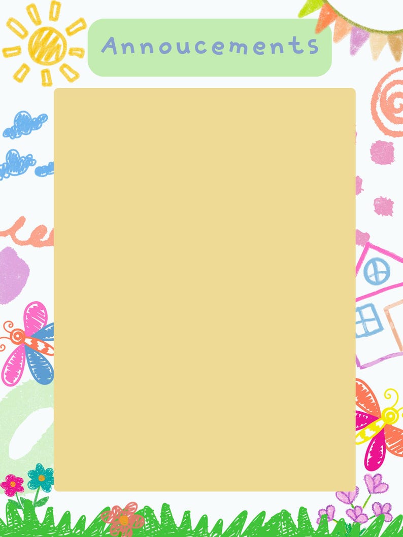 Classroom Agenda Poster, Class Announcements, Student Birthday Poster ...