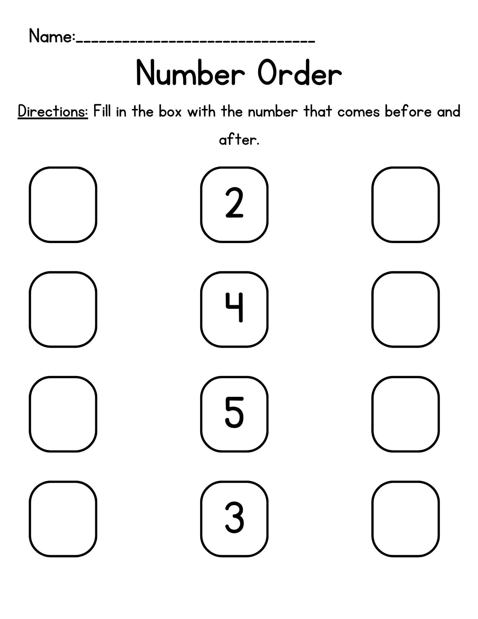 Prek Number Packet, Prek Numbers 1-5, Prek Counting Worksheet, Pre-k ...