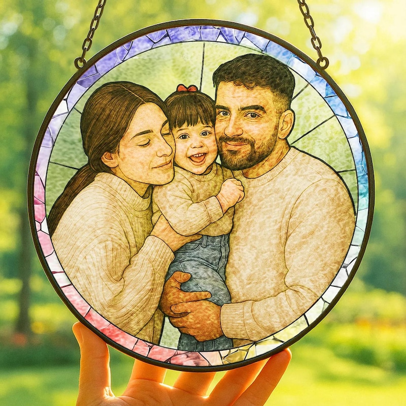 Custom Photo Sun Catcher - Etsy